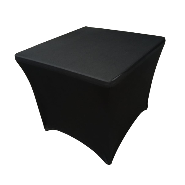 3ft Square Table with Spandex (Black) - Four Legs Affair - Event ...