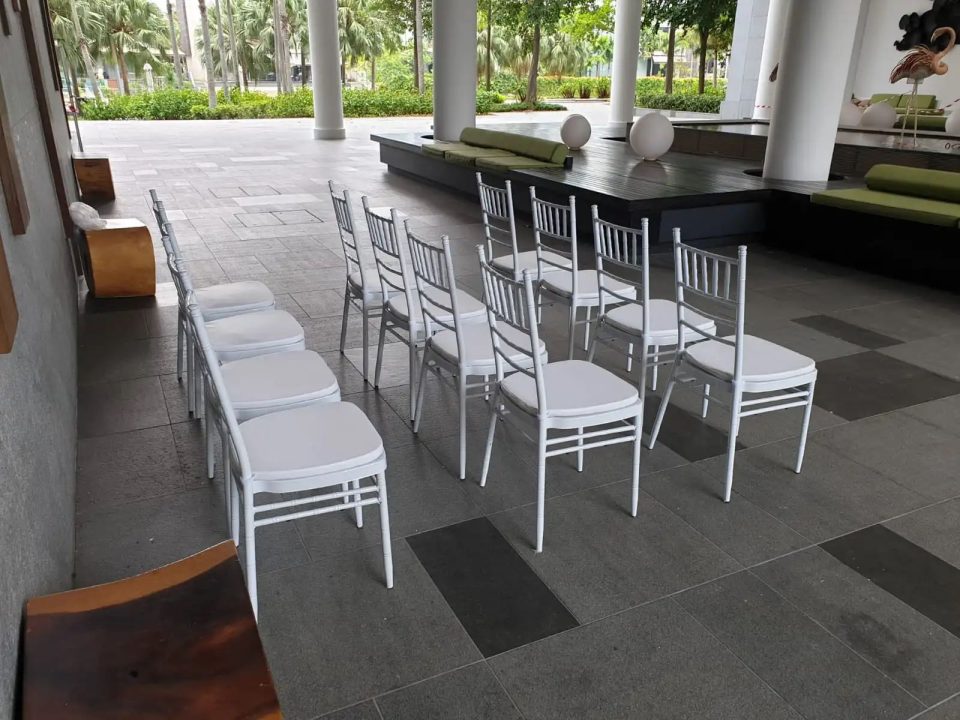 Tiffany Chairs Rental (Pure White) | Four Legs Affair