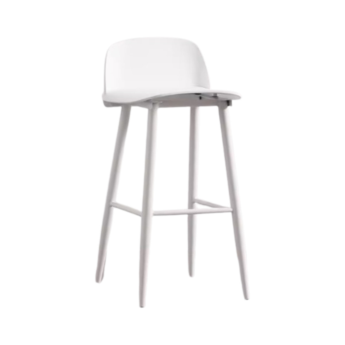 Birka Bar Stool (White) - Four Legs Affair - Event Furniture Rental