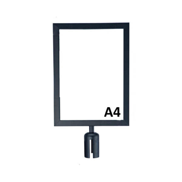 Queue Pole Sign (A4) - Four Legs Affair - Event Furniture Rental